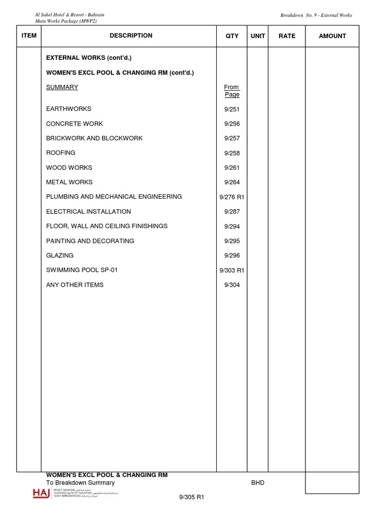 Item Description QTY Unit Rate Amount | PDF