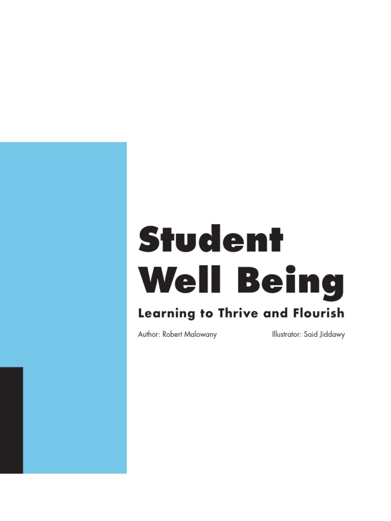 Student Well Being Workbook: Learning To Thrive and Flourish | Download ...