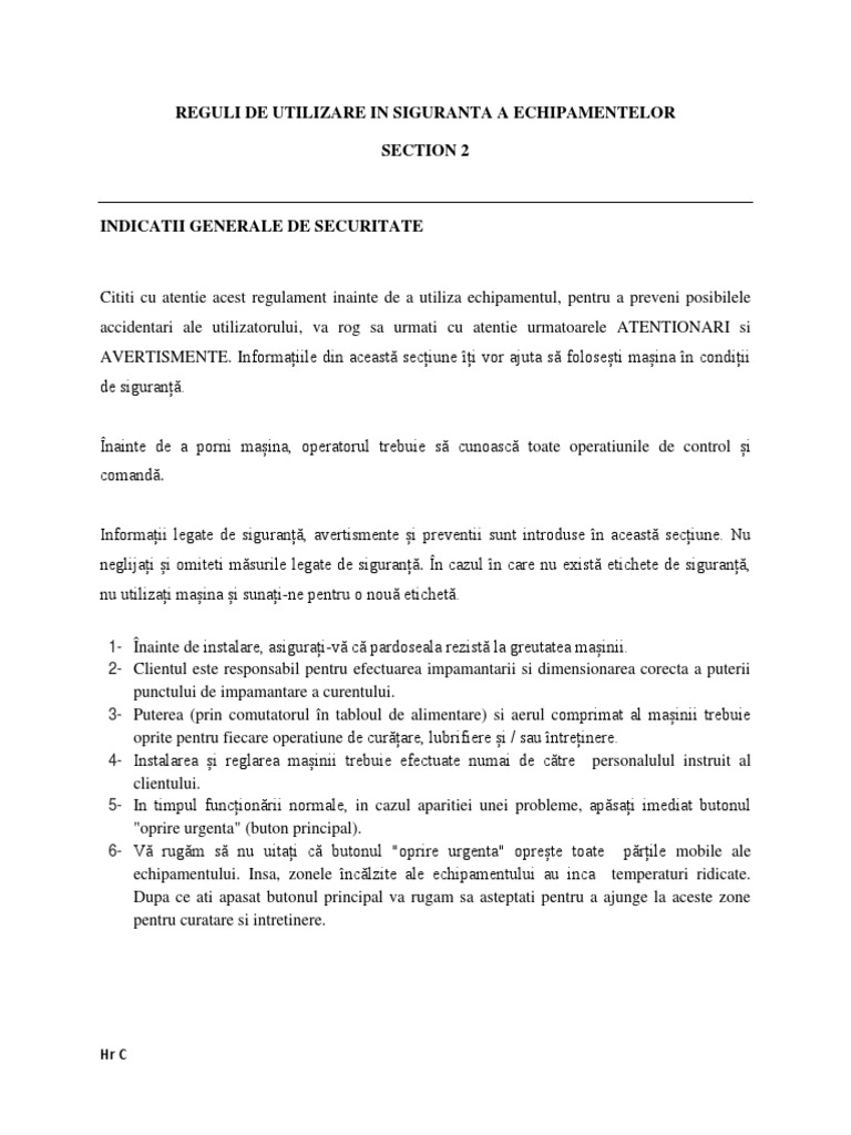 Conveior Glazurate (Varianta in Romana) | PDF