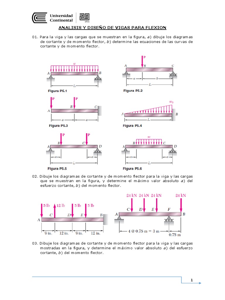 Tema 12 - Analisis y Diseño de Vigas A Flexion | PDF | Doblar | Ingeniería estructural