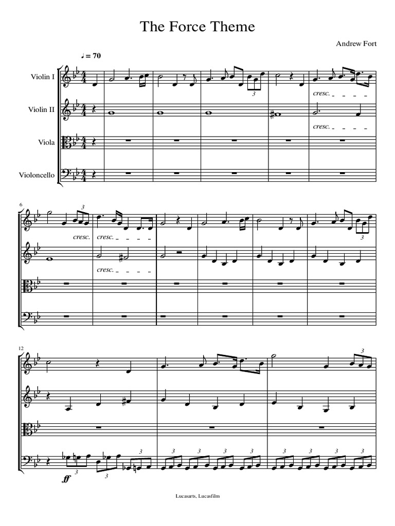 Binary Sunset PDF | Download Free PDF | Bowed Instruments | String Instruments