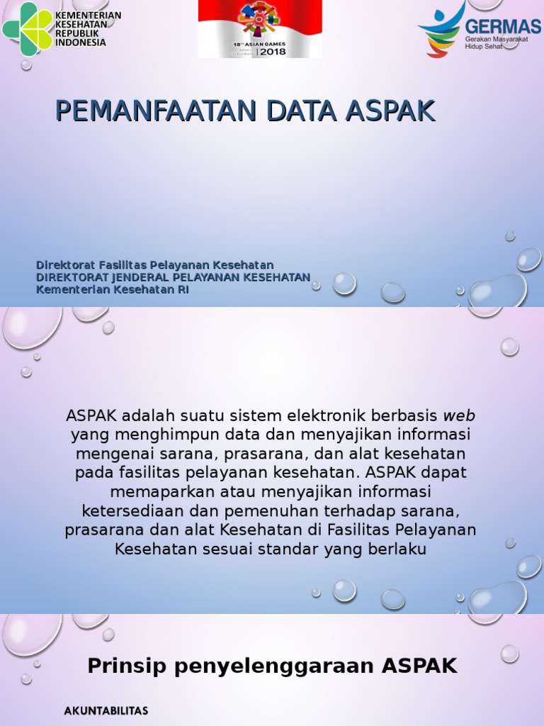 Pemanfaatan Data ASPAK All in | PDF
