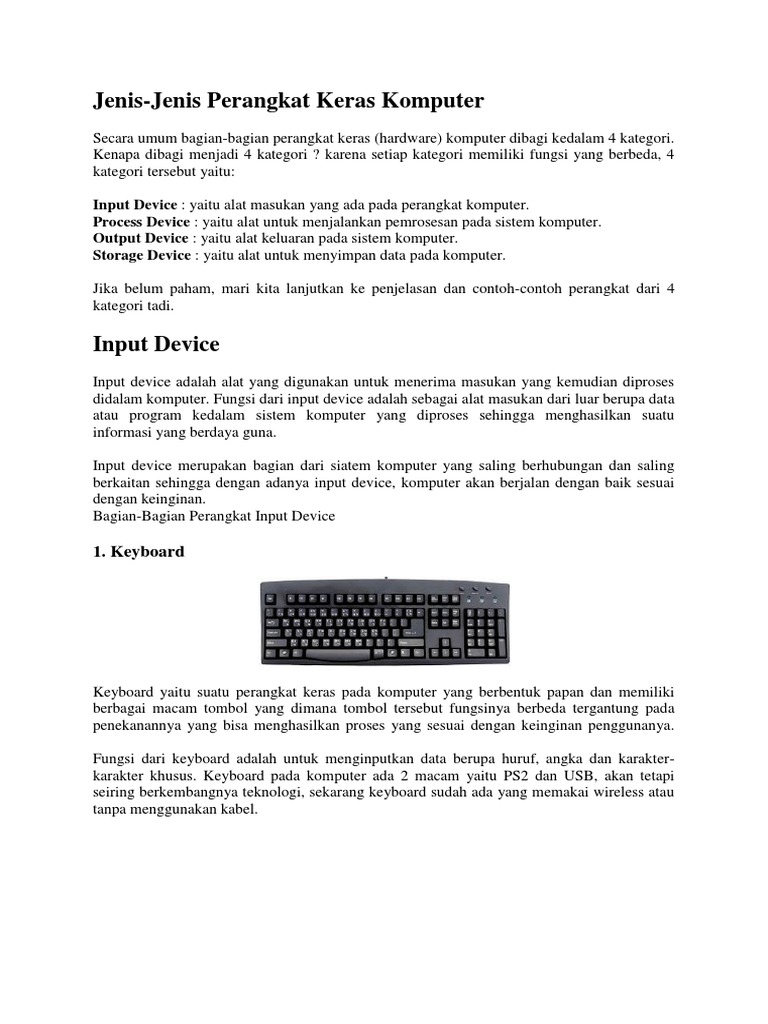 Peralatan Komputer | PDF