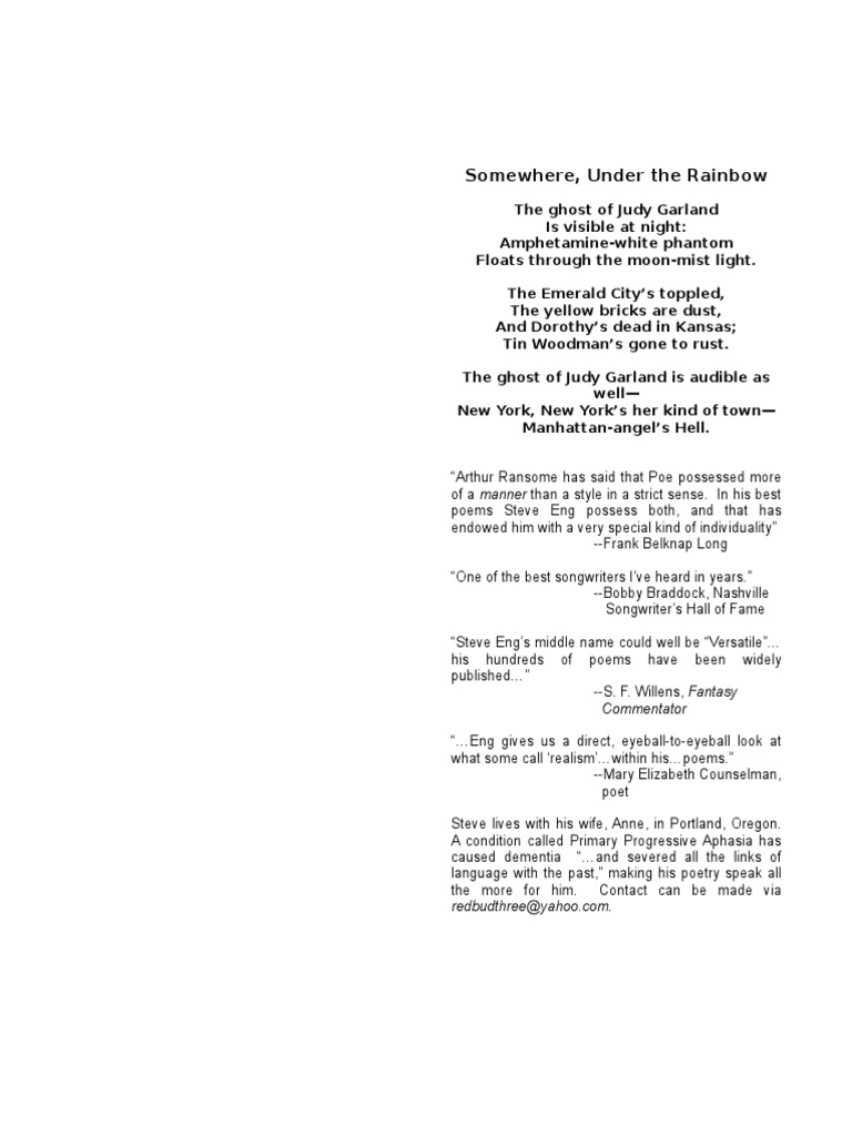 Somewhere, Under The Rainbow | PDF