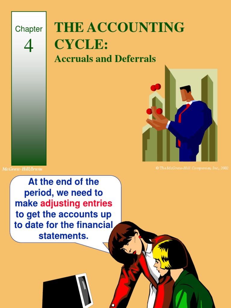 Chapter 04 - (The Accounting Cycle. Accruals and Deferrals) | PDF | Debits And Credits | Expense