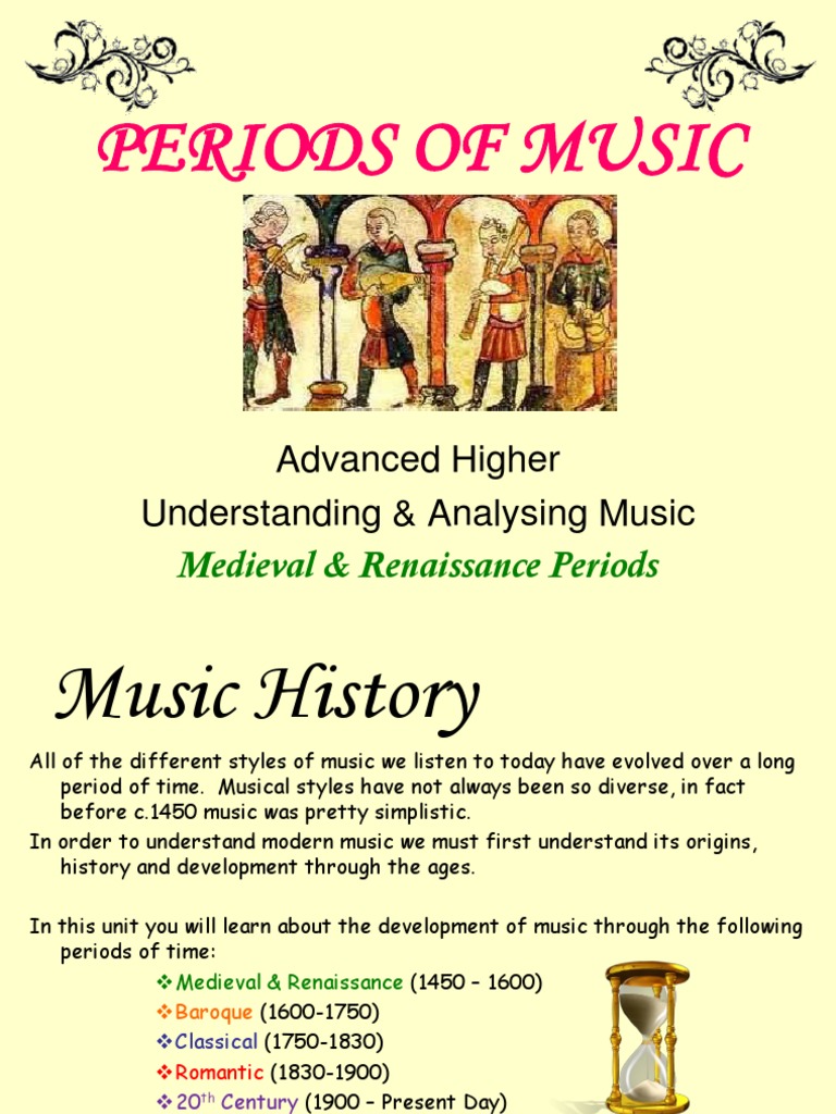 Periods of Music: Advanced Higher Understanding & Analysing Music | PDF ...