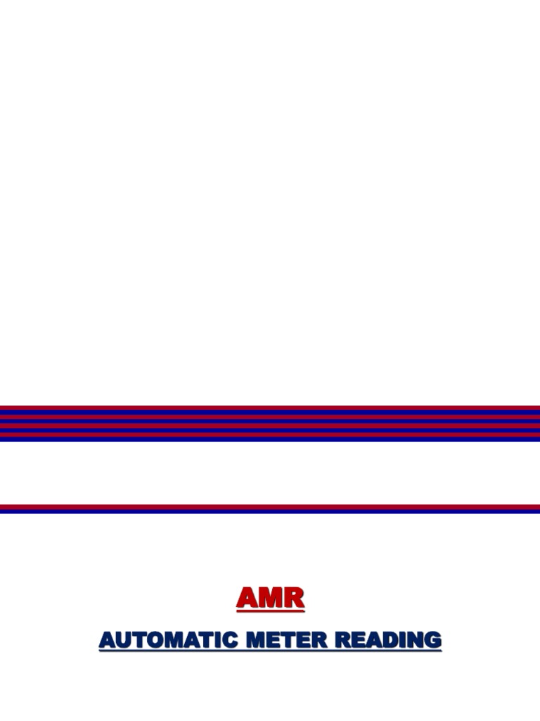 Amr Automatic Meter Reading | PDF | Digital Technology | Software