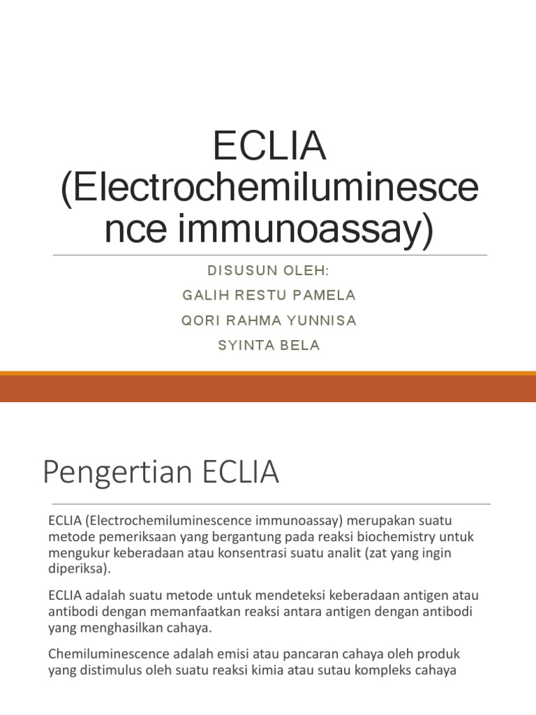 ECLIA Kel 1 | PDF