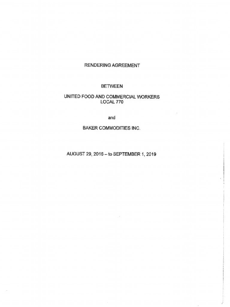 Union-Employer Agreement | PDF | Strike Action | Employment
