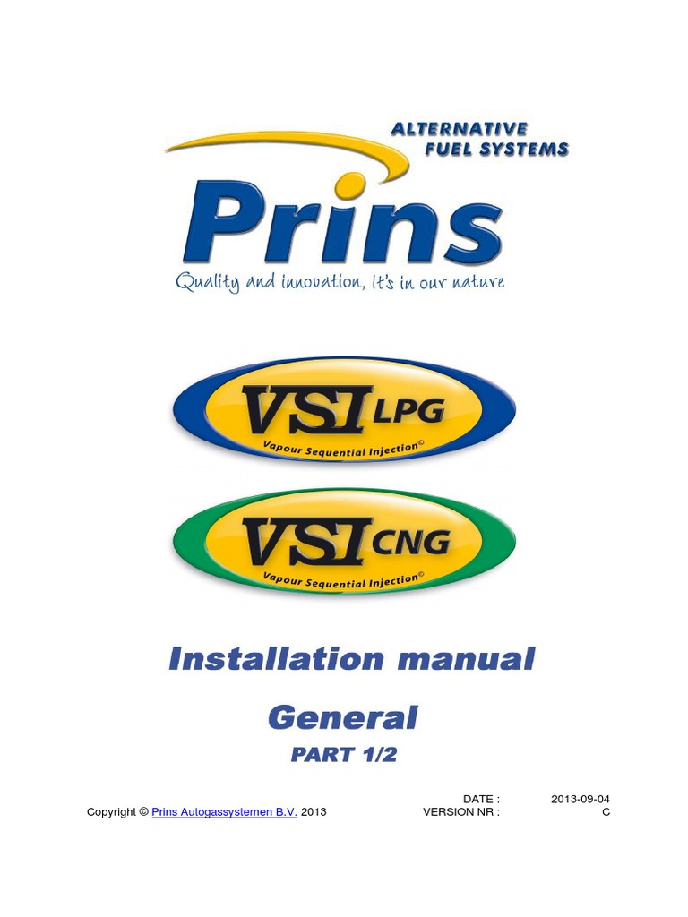 Prins General - Installation - Manual - Part - 1 - LPG - CNG - VSI-I ... Prins General - Installation - Manual - Part - 1 - LPG - CNG - VSI-I ...
