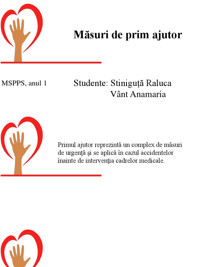 Masuri de Prim Ajutor | PDF