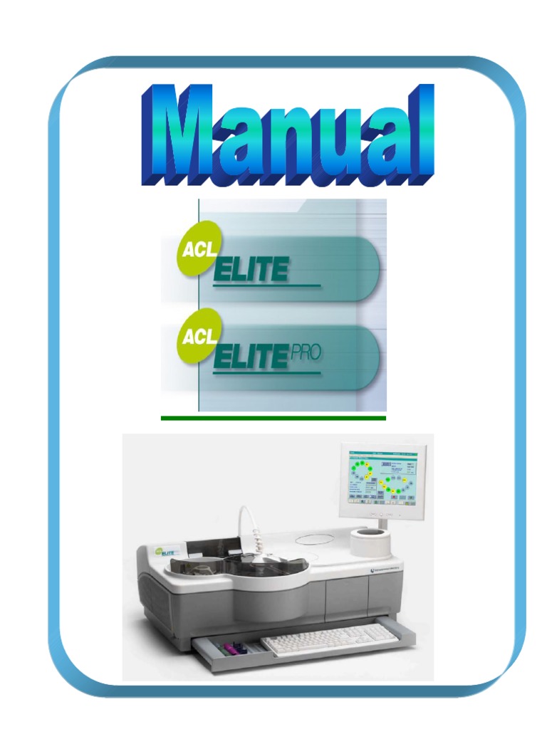 Manual Acl Ce Elite | PDF | Calibración | Software
