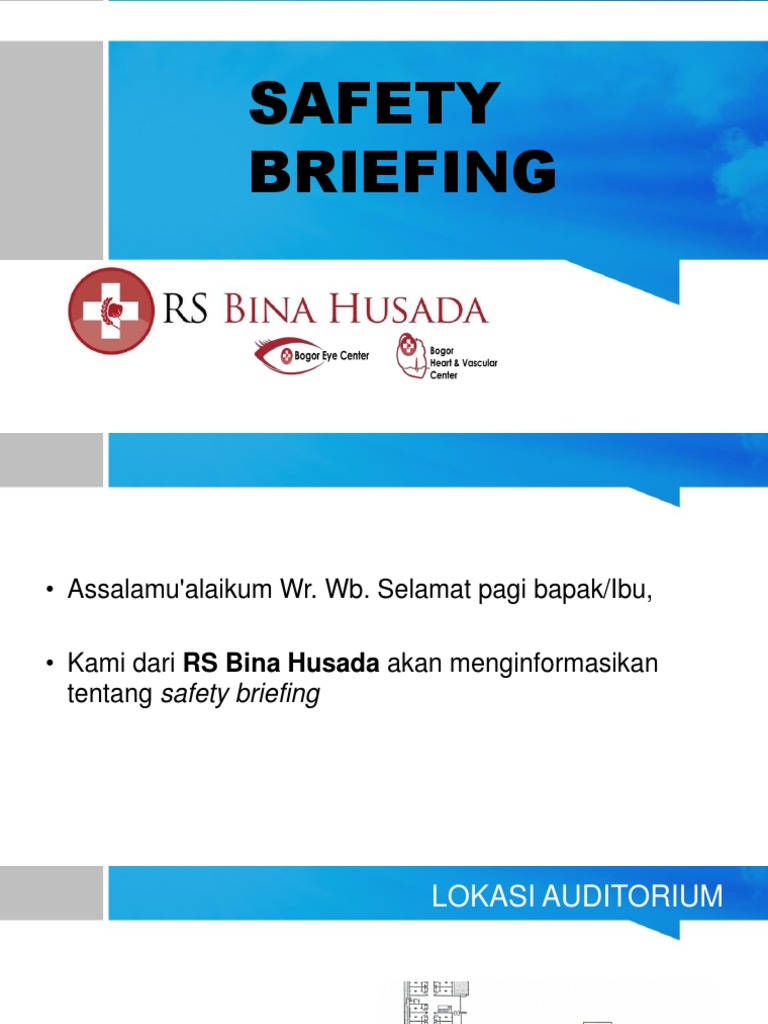 Safety Briefing Presentation | PDF