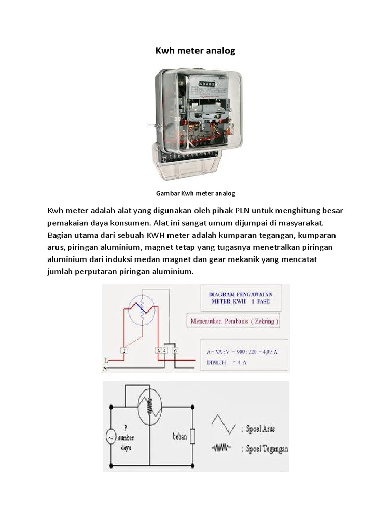 KWH Meter Analog | PDF
