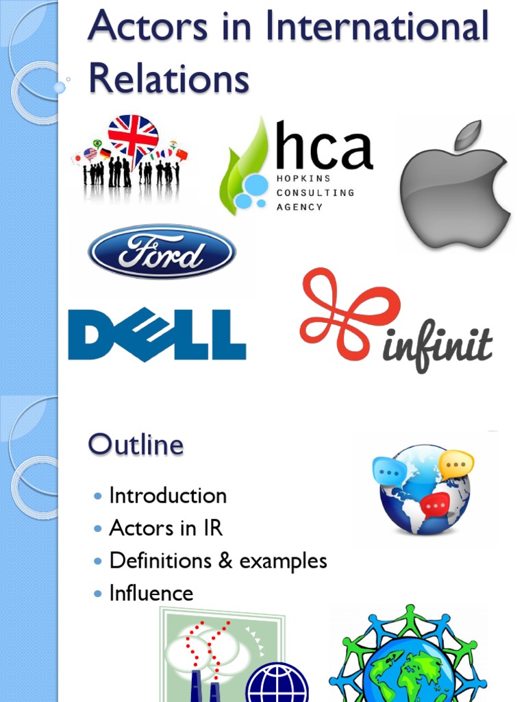 Key Actors in International Relations | PDF | Non Governmental ...