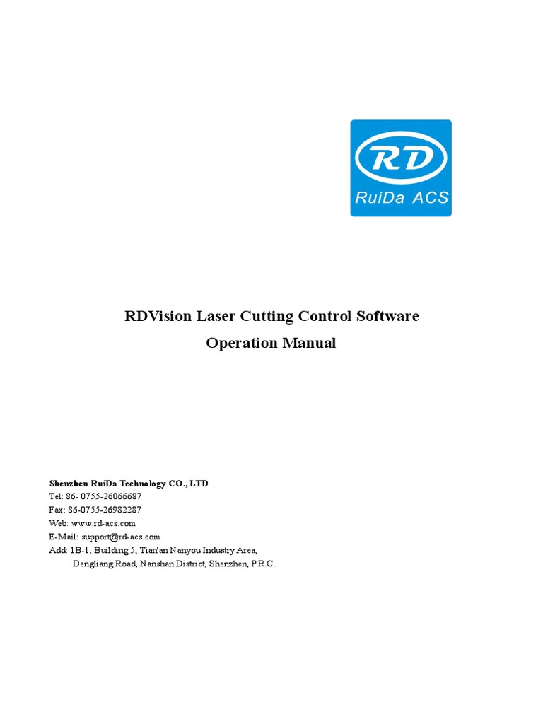 Rdwork Manual | PDF | Graphical User Interfaces | Menu (Computing)