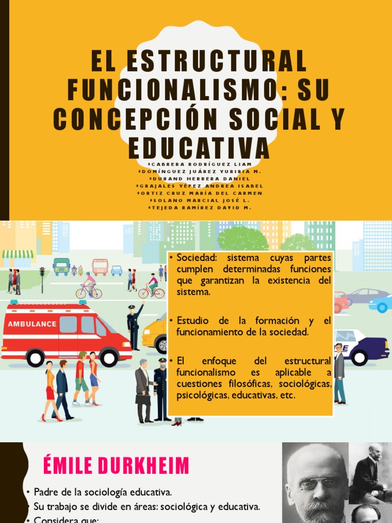 El Estructural Funcionalismo | PDF | Socialización | Sociología