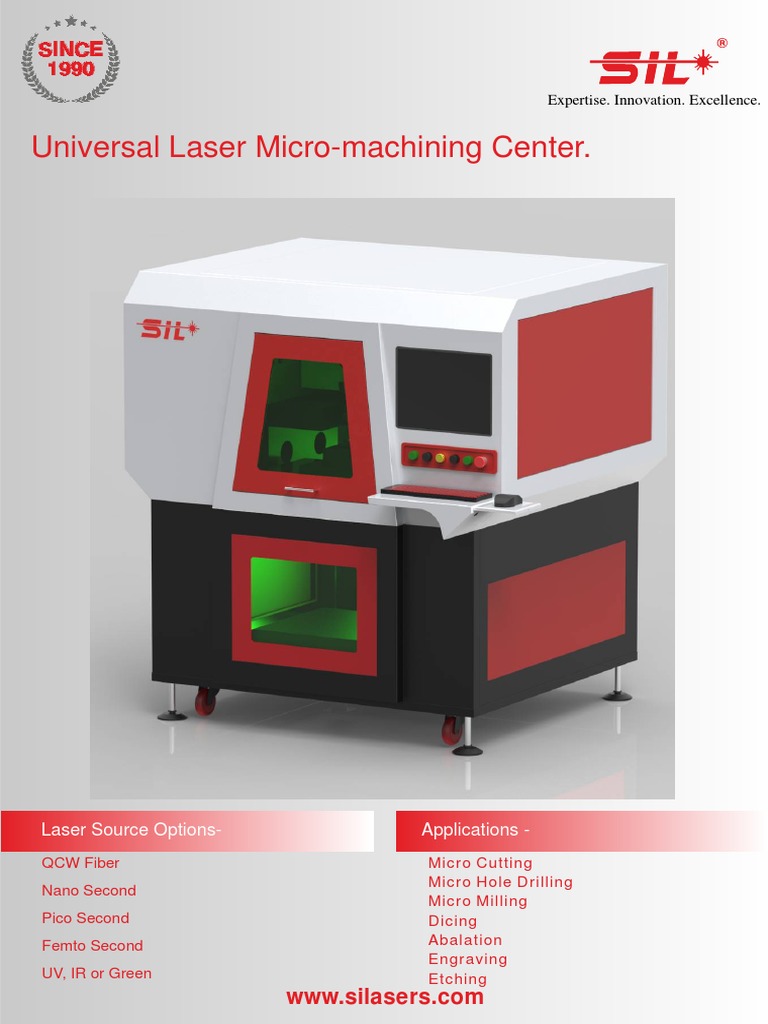 SIL Laser Micro-Machining Center | PDF | Laser | Machining
