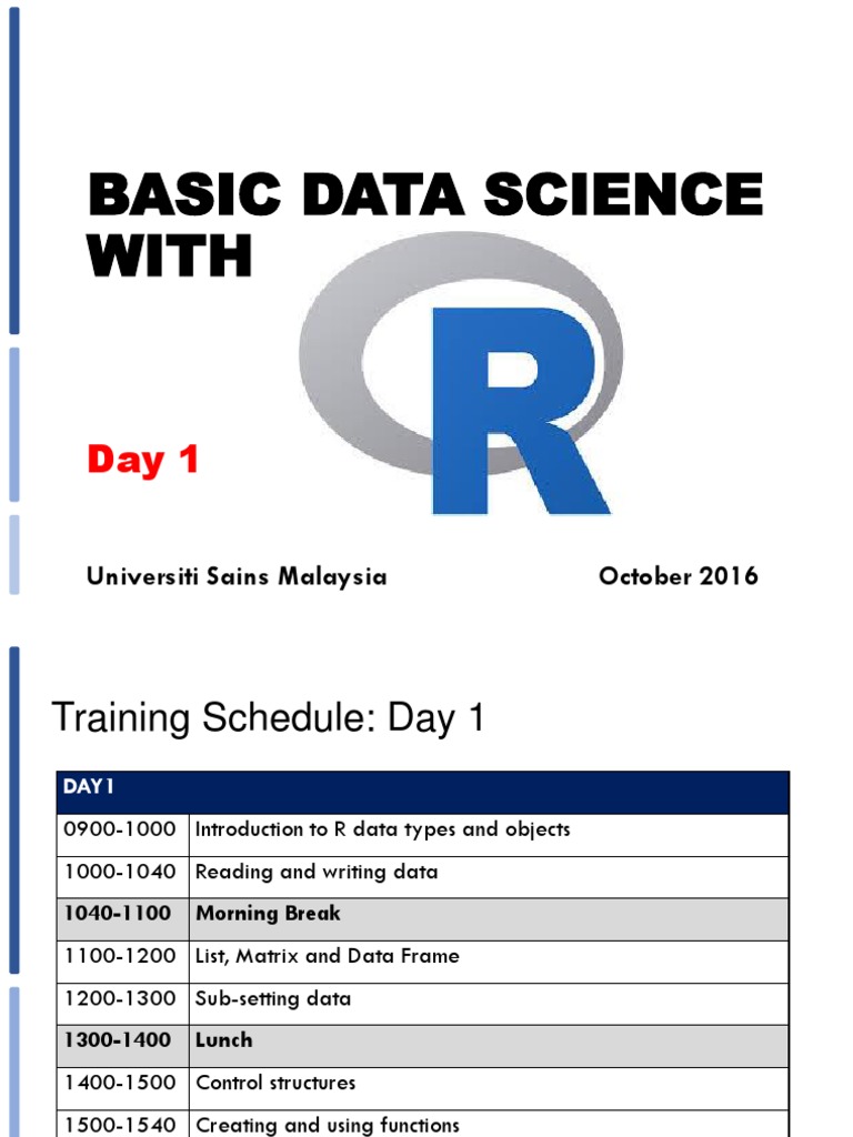 Basic Data Science With R | Download Free PDF | R (Programming Language ...