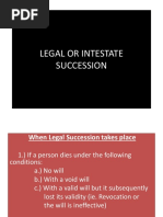 Table of Legitimes and Intestate Succession | PDF | Intestacy | Kinship ...