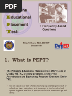 PEPT Examiner's Handbook Guide | PDF | Test (Assessment) | Human ...