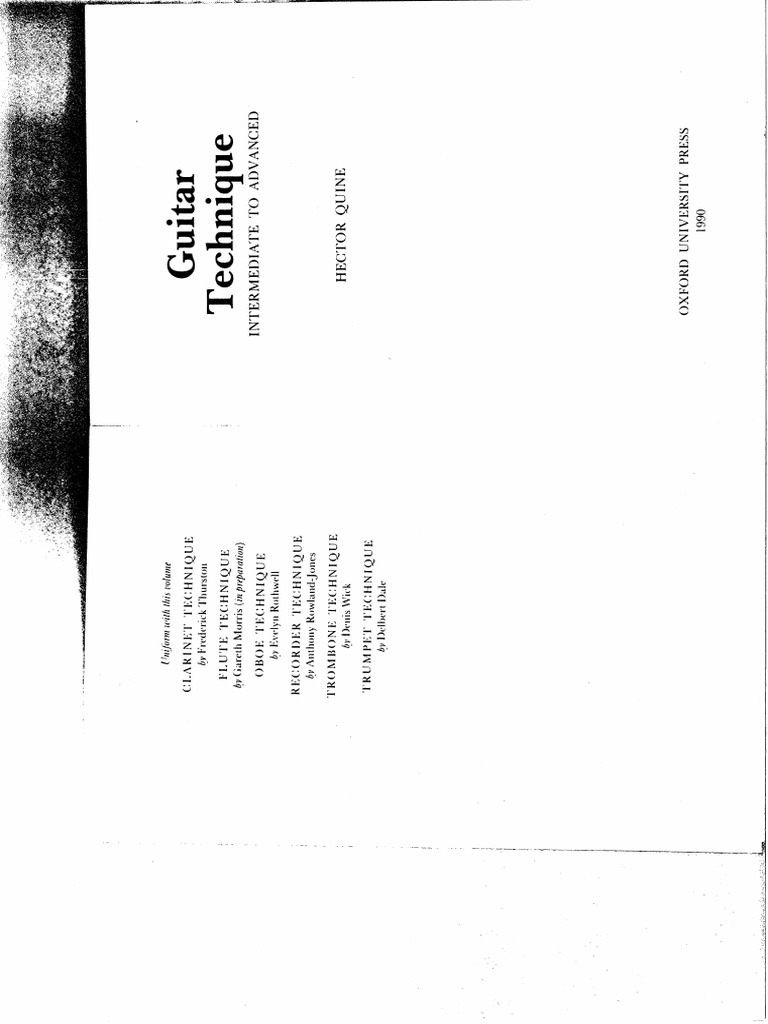 Guitar Technique (Hector Quine) | PDF