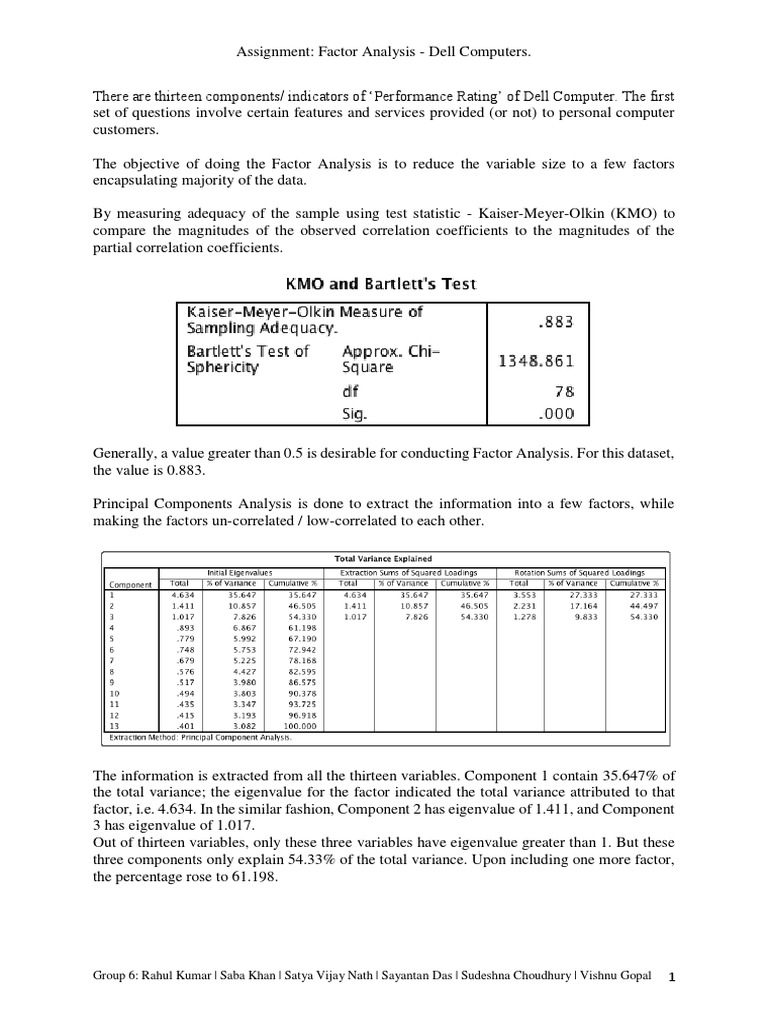 Factor Analysis | PDF | Factor Analysis | Correlation And Dependence