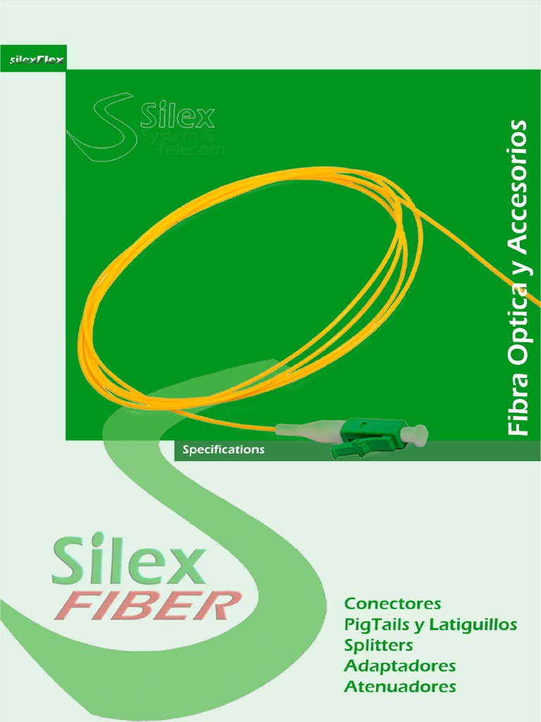 Brochure Silex Fiber | PDF | Fibra óptica | Red de computadoras