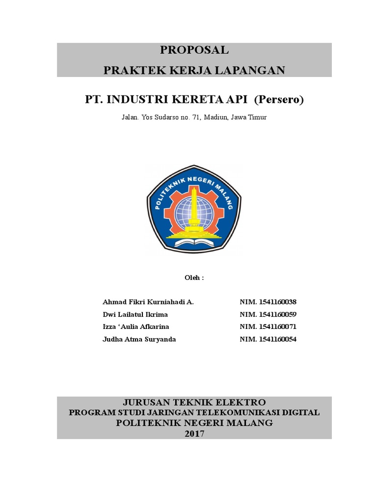 Contoh Proposal PKL | PDF | Komputer