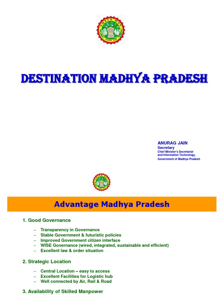 Destination Madhya Pradesh | PDF | Business