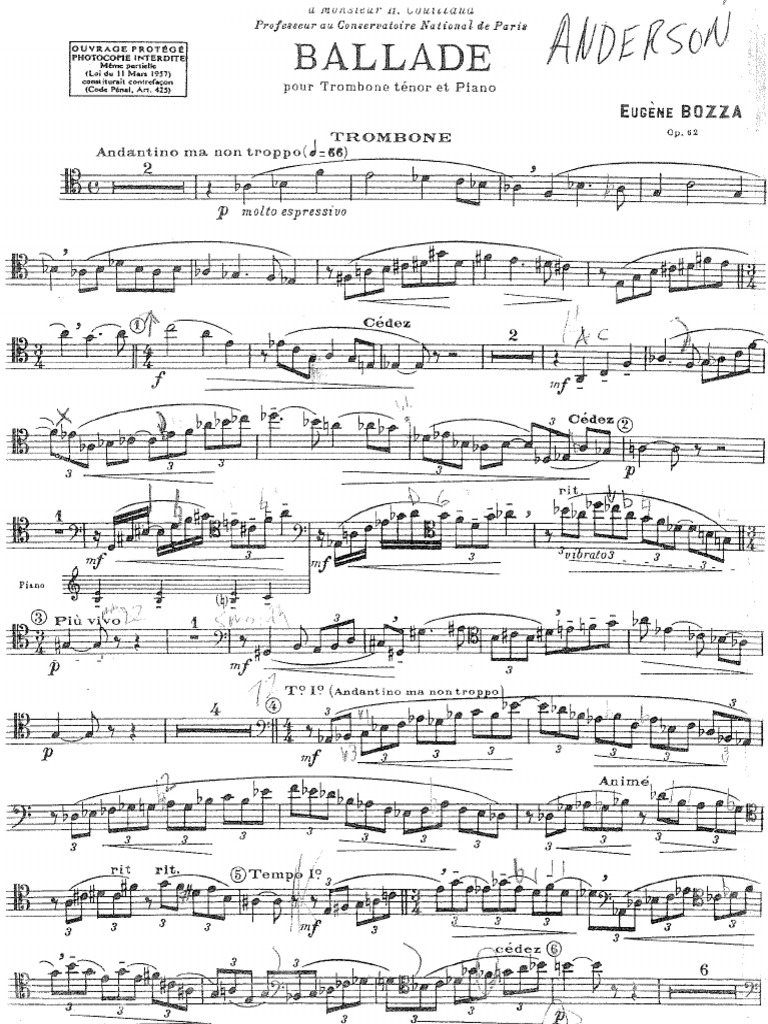 Bozza Ballade PDF | PDF