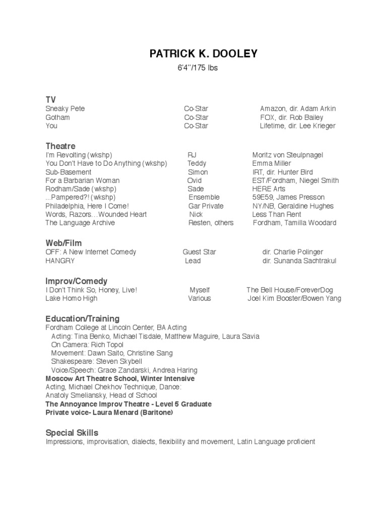 Patrick K. Dooley Resume | PDF
