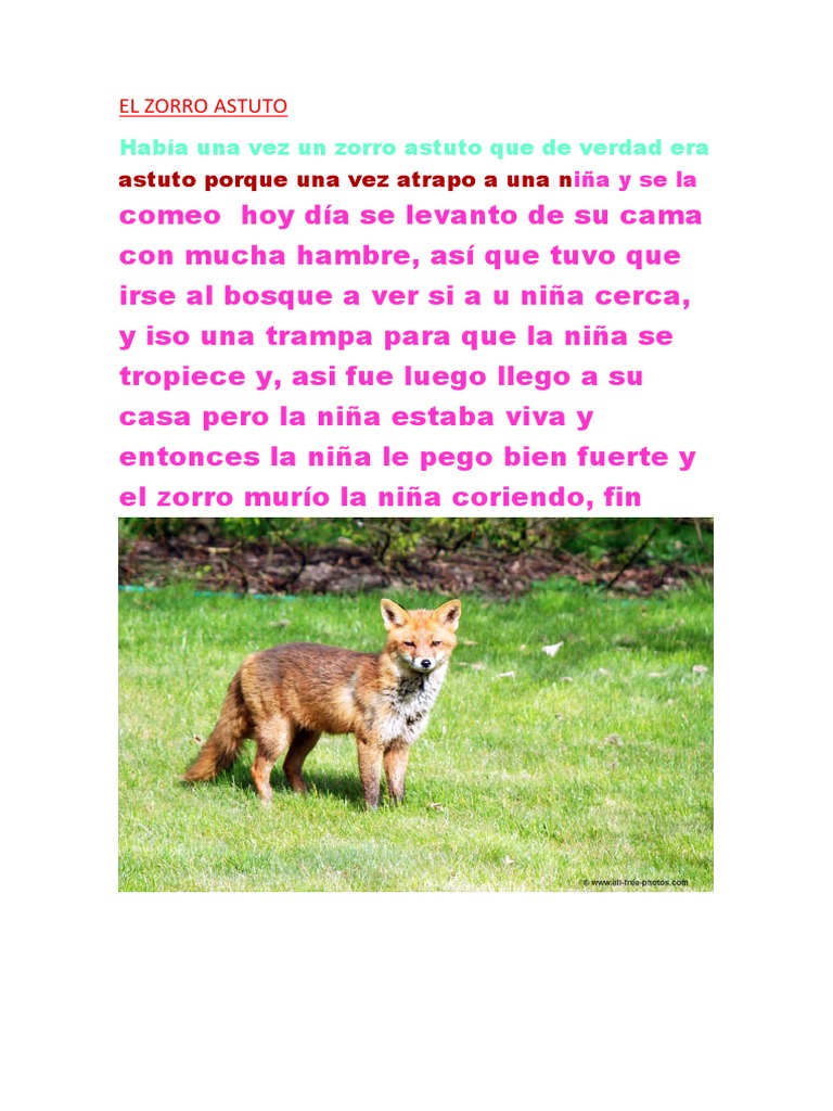 El Zorro Astuto | PDF