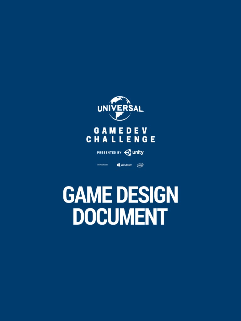 GameDesignDoc Universal Game Dev Challenge | PDF | Camera | Leisure