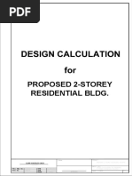 Sample Structural Analysis For Building Permit Application - 2 Storey ...