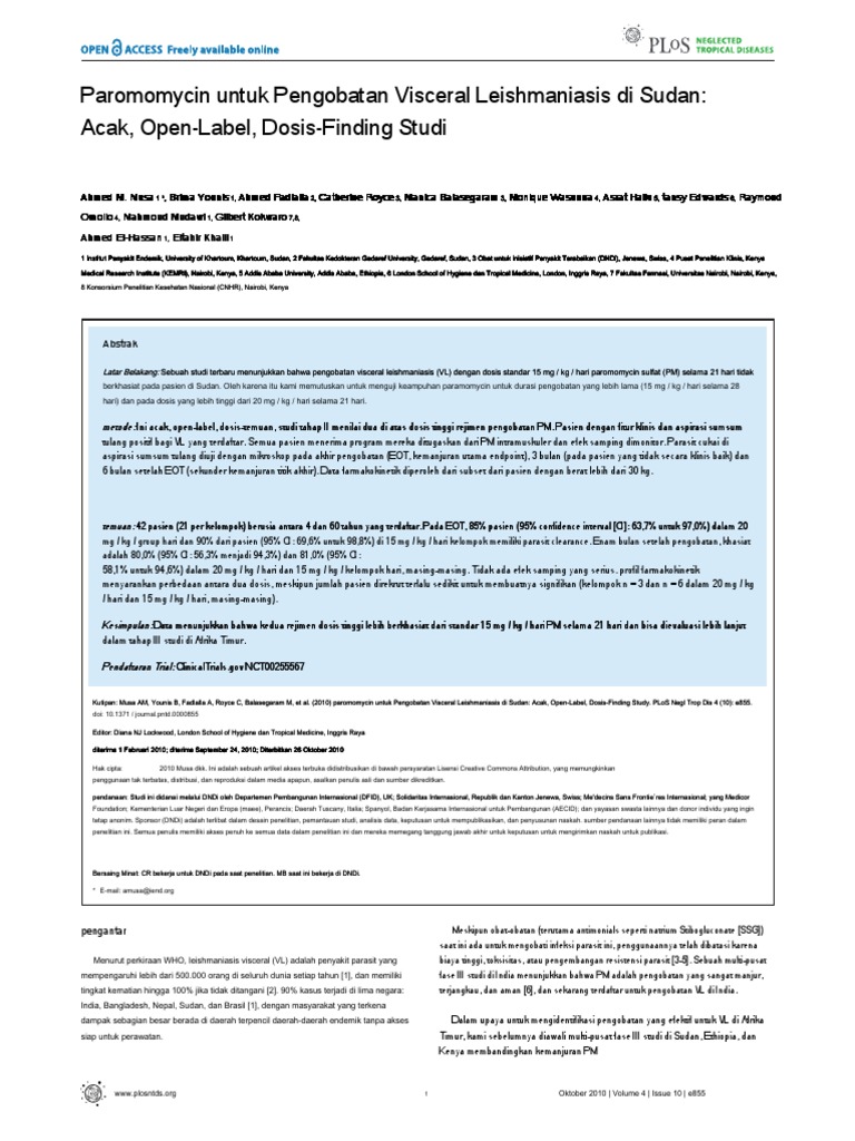 Paromomycin en Id | PDF
