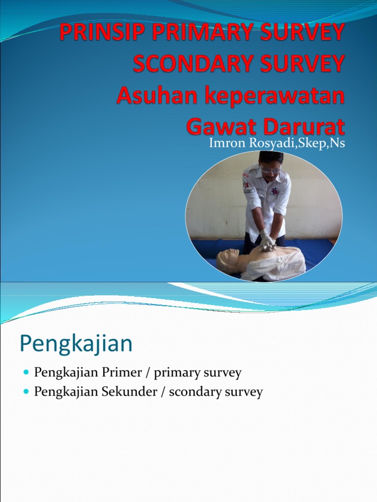 Prinsip Primary Survey | PDF | Abdomen | Pelvis