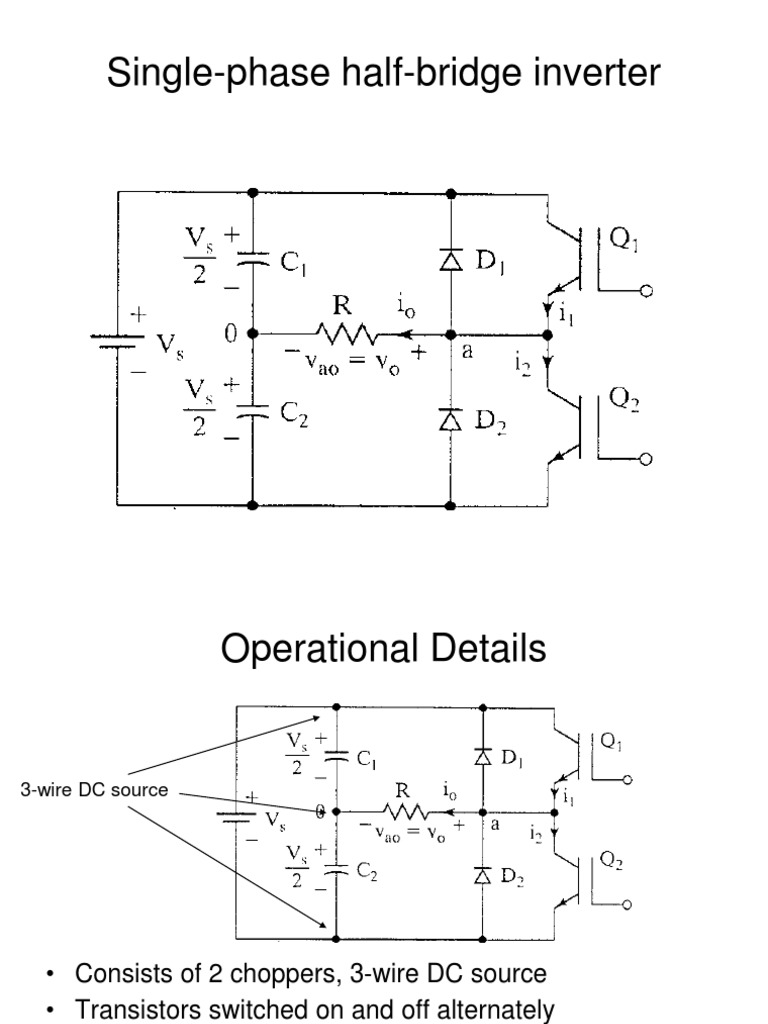 Single Phase Half Bridge Inverter | Download Free PDF | Power Inverter ...