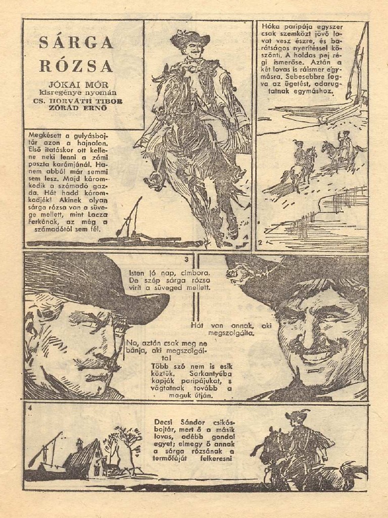Sárga Rózsa (Jókai Mór - Cs Horváth Tibor, Zórád Ernö) (Füles) PDF | PDF