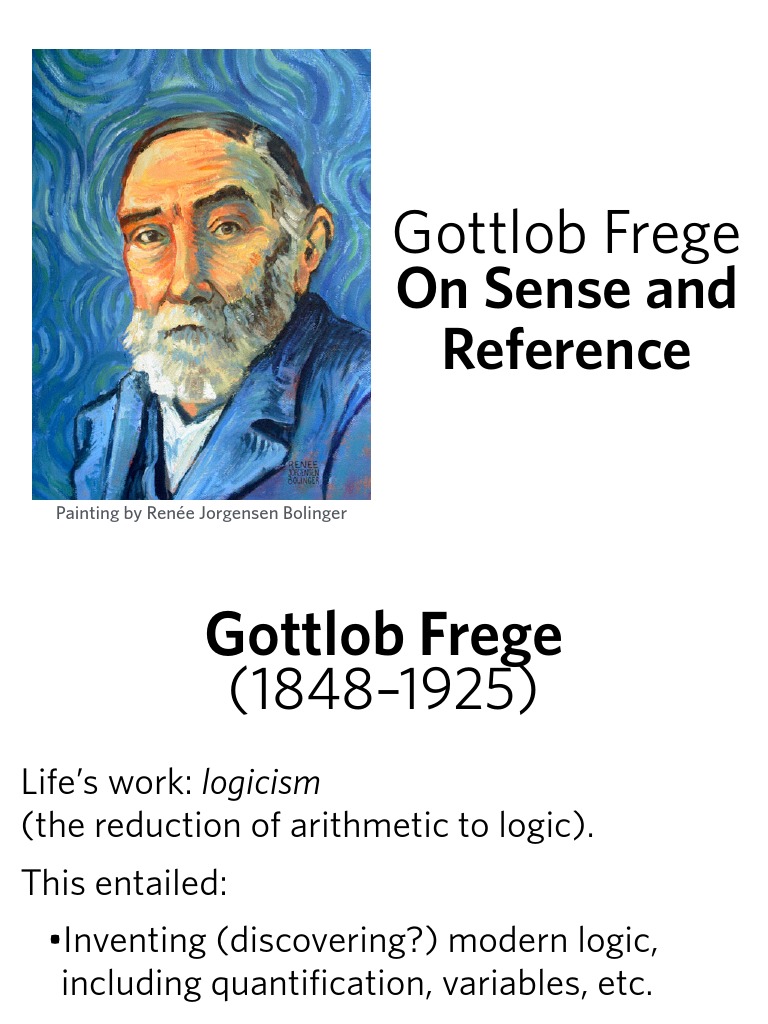 Gottlob Frege: On Sense and Reference | Download Free PDF | Reference ...