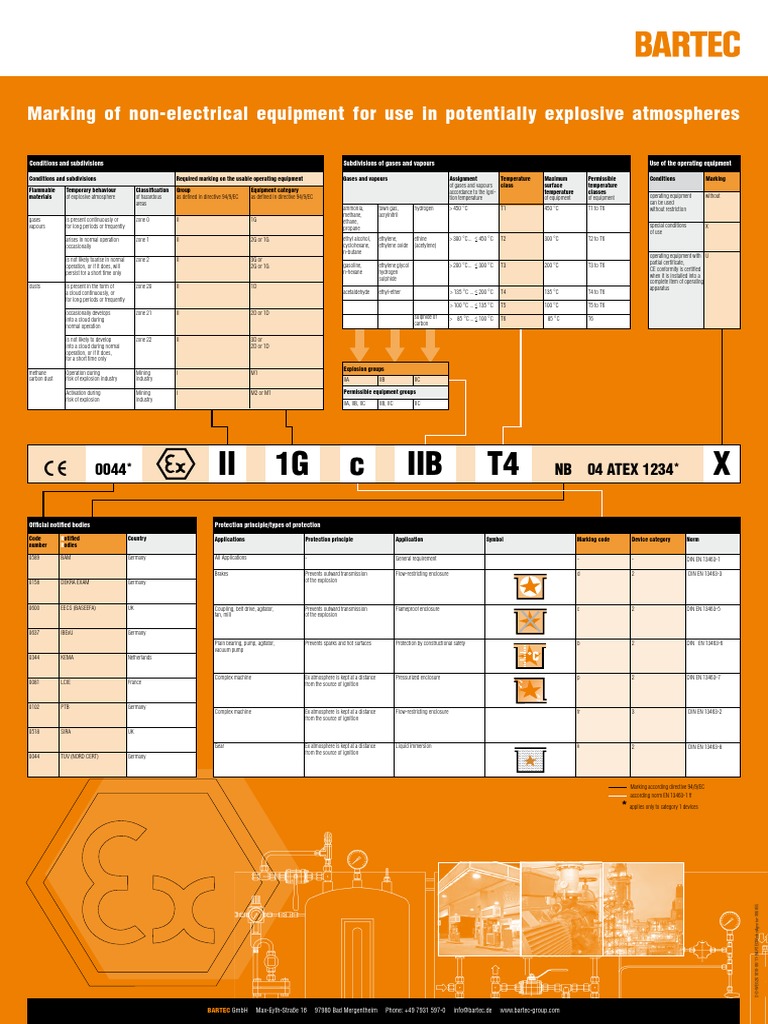 8.bartec Non-Electrical Poster | PDF | Materials | Gases