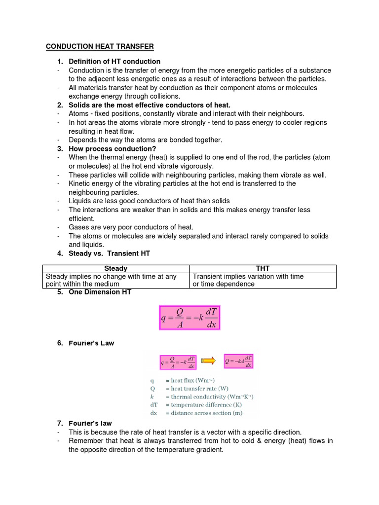 Conduction Heat Transfer | PDF | Thermal Conduction | Heat Transfer