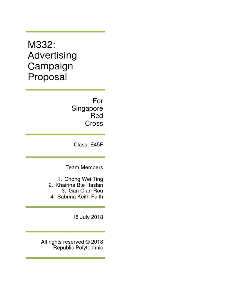 SRC Campaign Proposal | PDF | Advertising | Target Audience