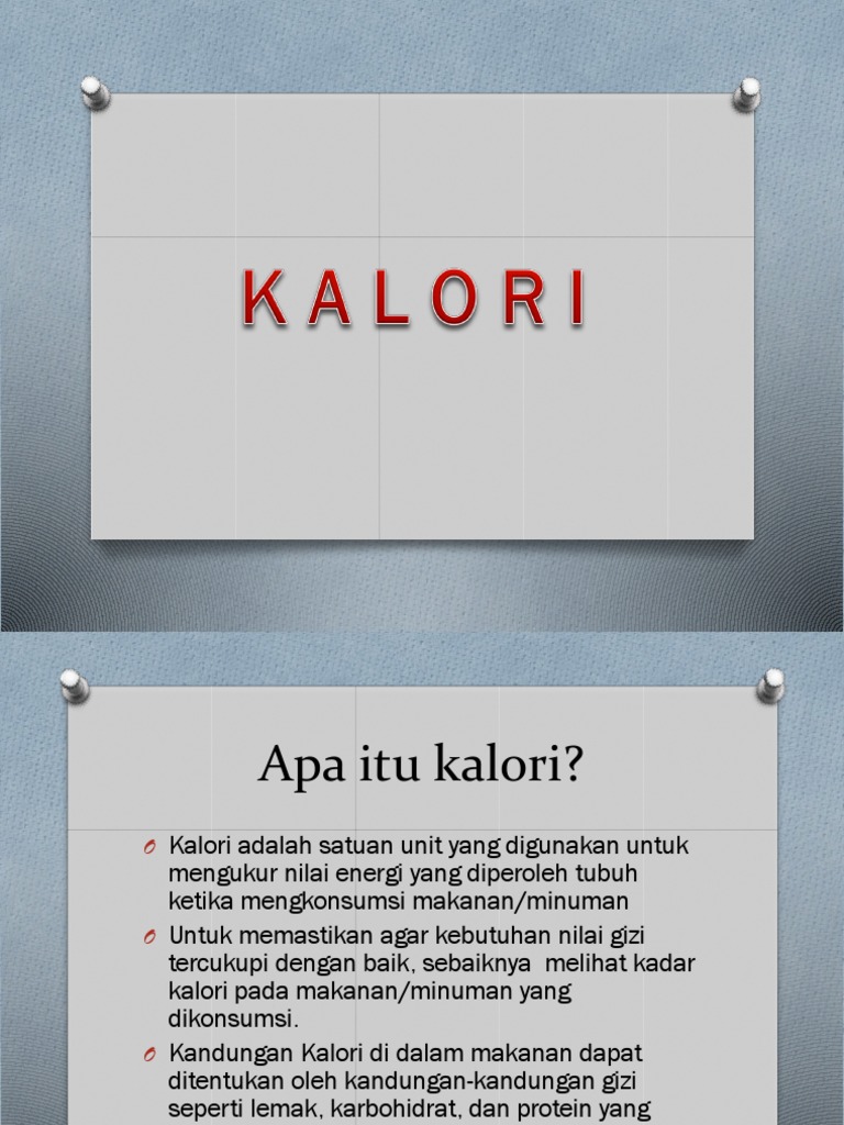Kalori | PDF