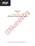 Sample CDR For Civil Engineering, ReviewMyCDR | PDF | Project ...