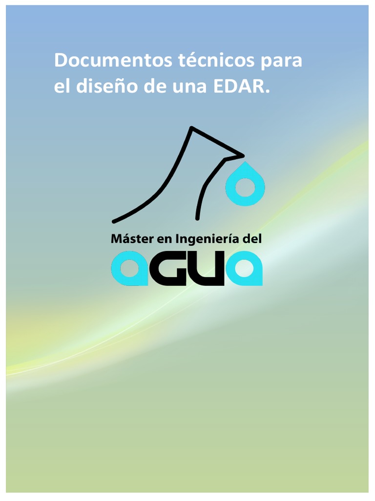 Documentos de Un Proyecto de Edar | PDF | Aguas residuales | Tratamiento de aguas residuales