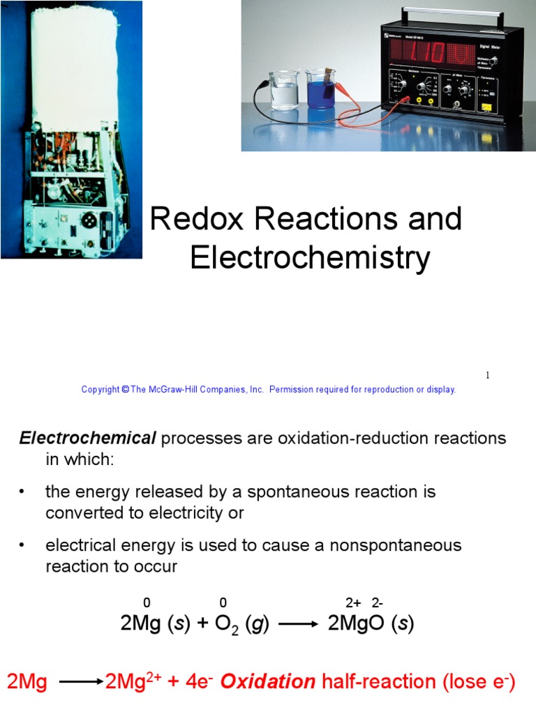 Lesson 15 PDF | PDF | Redox | Electrochemistry