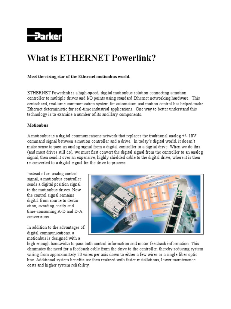 What Is ETHERNET Powerlink?: Meet The Rising Star of The Ethernet ...