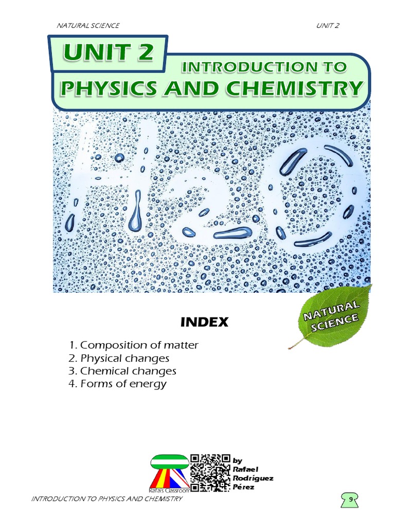 Student's Booklet - Introduction To Physics and Chemistry | PDF ...
