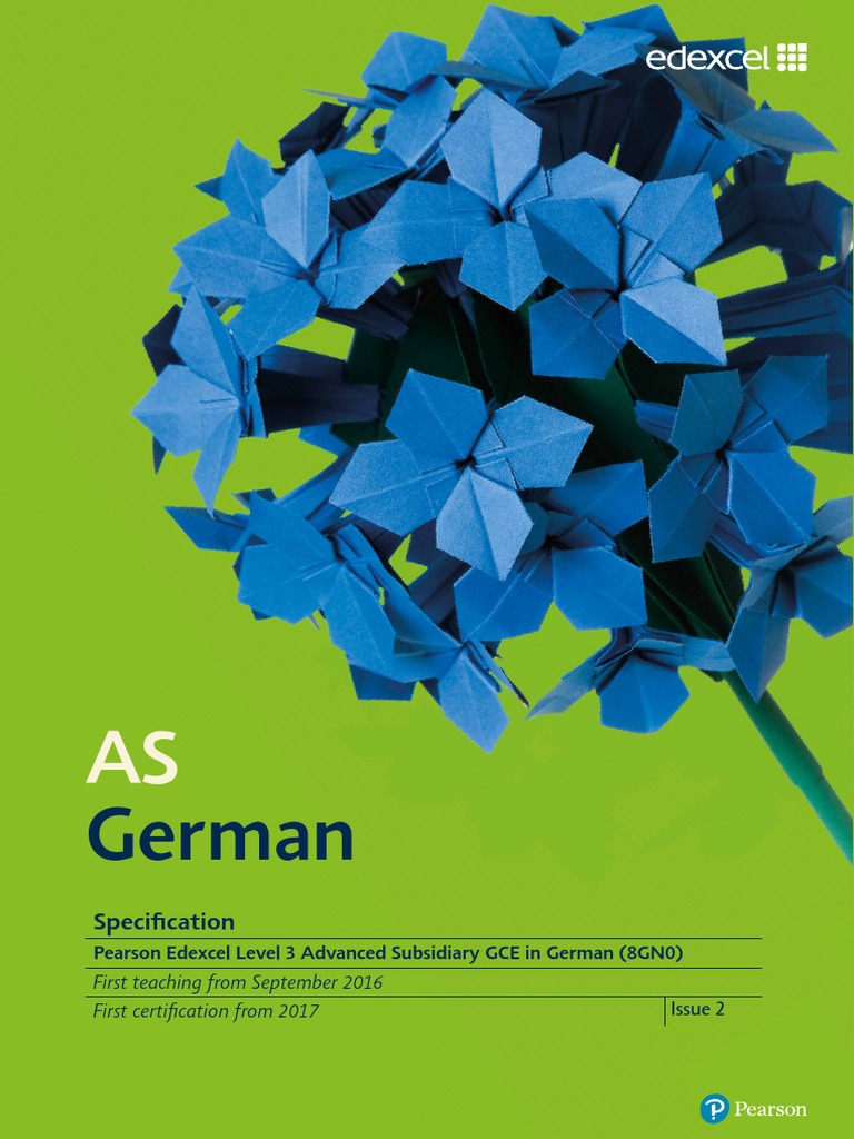 Specification GCE AS Level L3 in German PDF | PDF | Question | Test ...